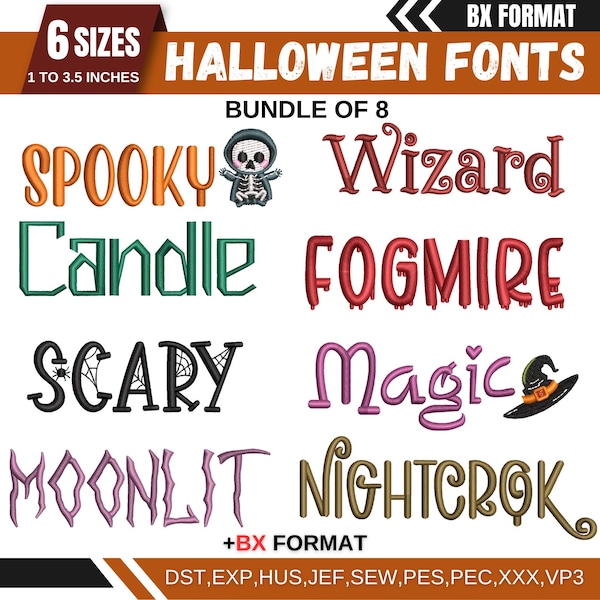 Fall Fonts and Numbers - Etsy