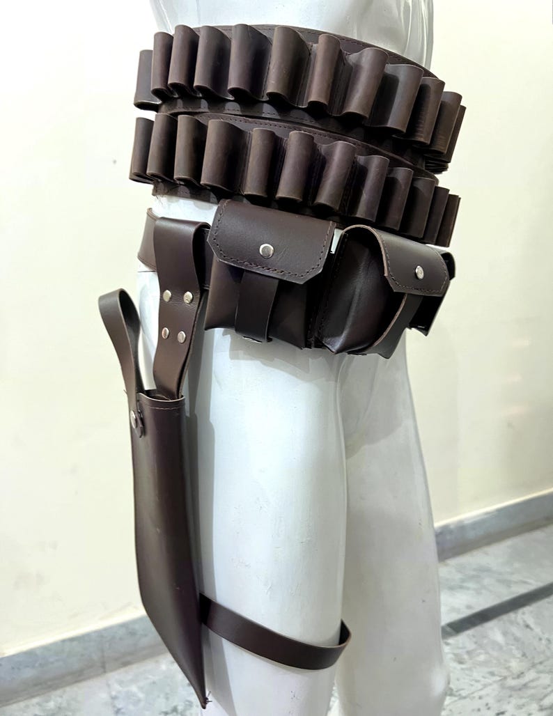 Boba Fett Mandalorian Star Wars Cosplay Prop Leather Belt Holster - Etsy