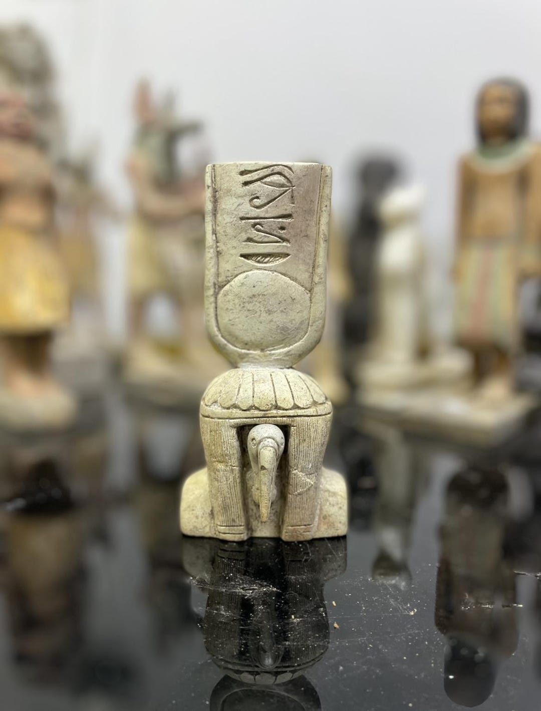 Head Statue of Thoth, the Egyptian God of Wisdom, Knowledge and Writing ...