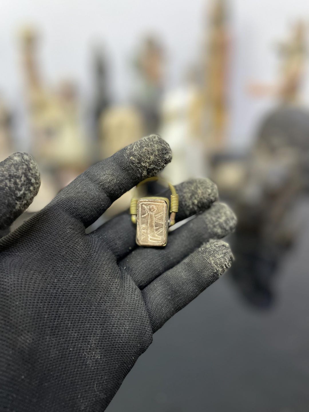 Rare Ancient Egyptian Pharaohs Lucky Ring: A Unique Piece of Antique ...