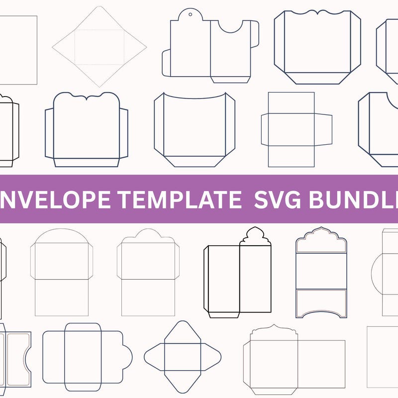 Vertical Svg Envelope - Etsy