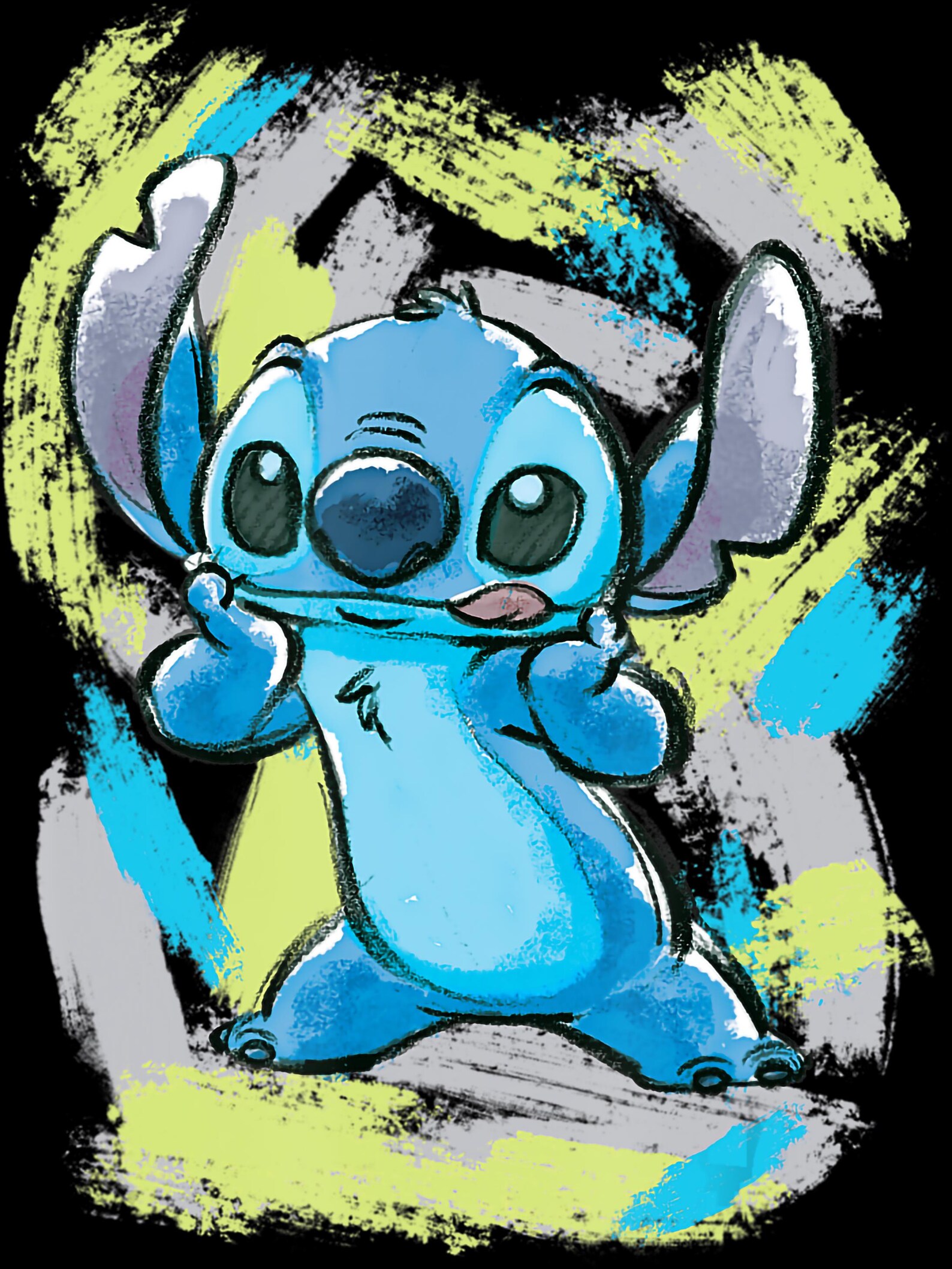 Lilo and Stitch, Digital File, Watercolor, Stitch File, PNG - Etsy