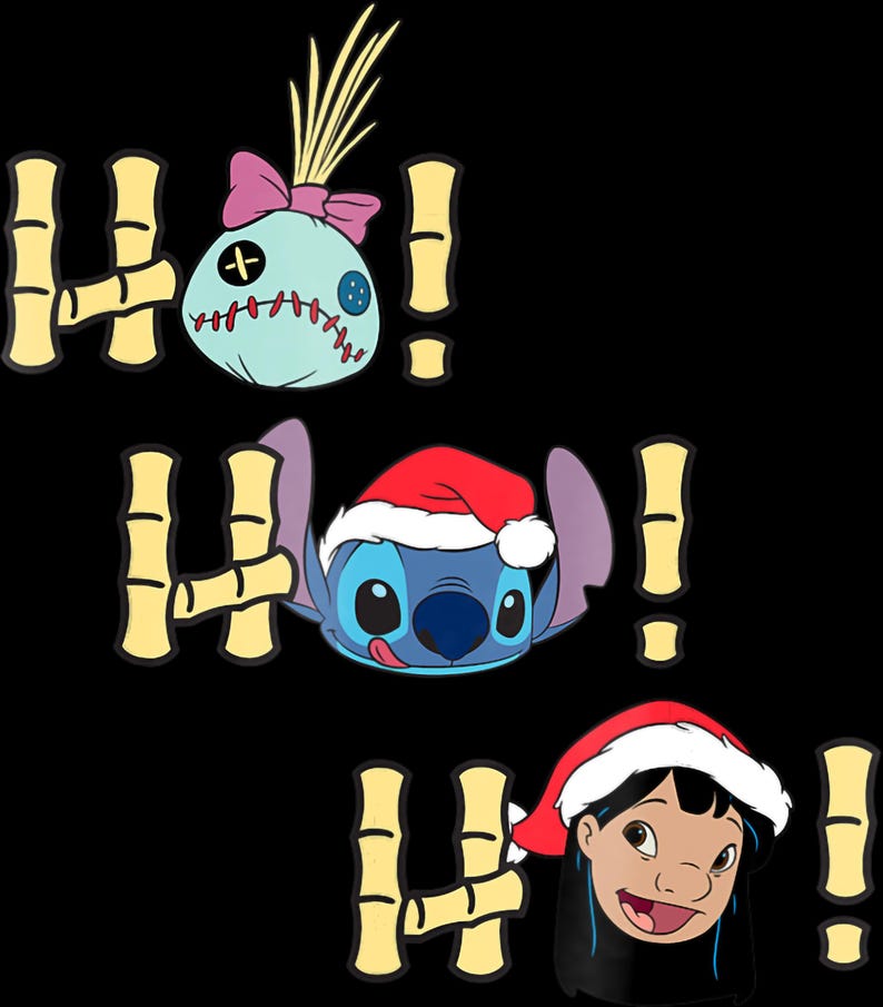 Lilo and Stitch, Bundle, Christmas Lot, PNG, Digital Files ...