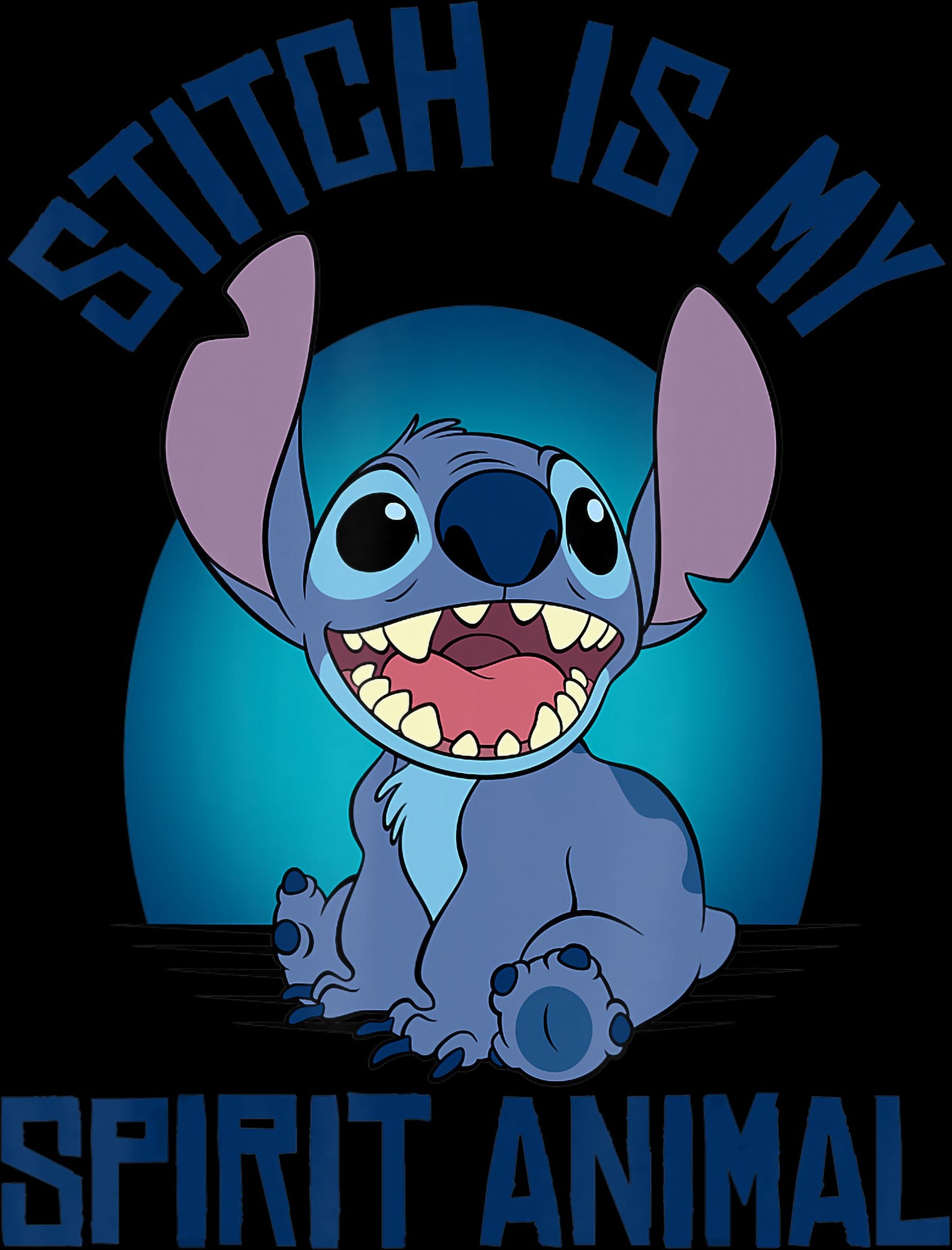 Lilo and Stitch, PNG, Stitch is My Spirit Animal, Digital File - Etsy