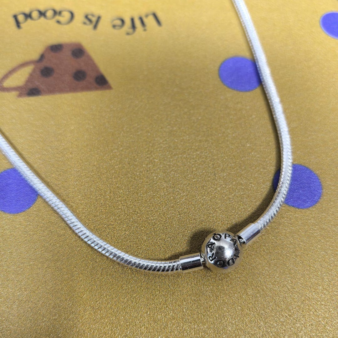 Must-have Necklace, Pandora Silver Chain Necklace, Simple Classic Charm ...