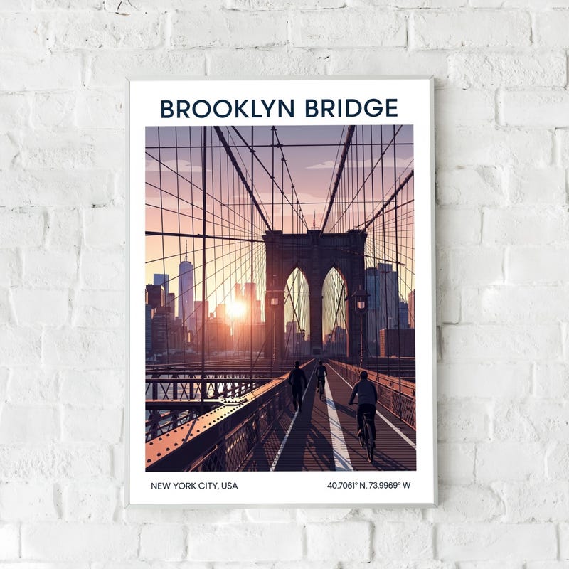 Brooklyn Poster - Etsy