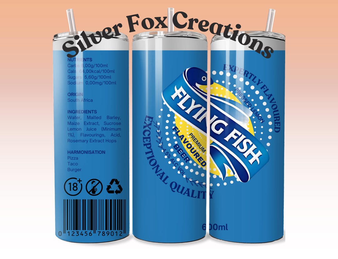 Flying Fish Beer 20 Oz Tumbler Digital Design BUNDLE - Etsy