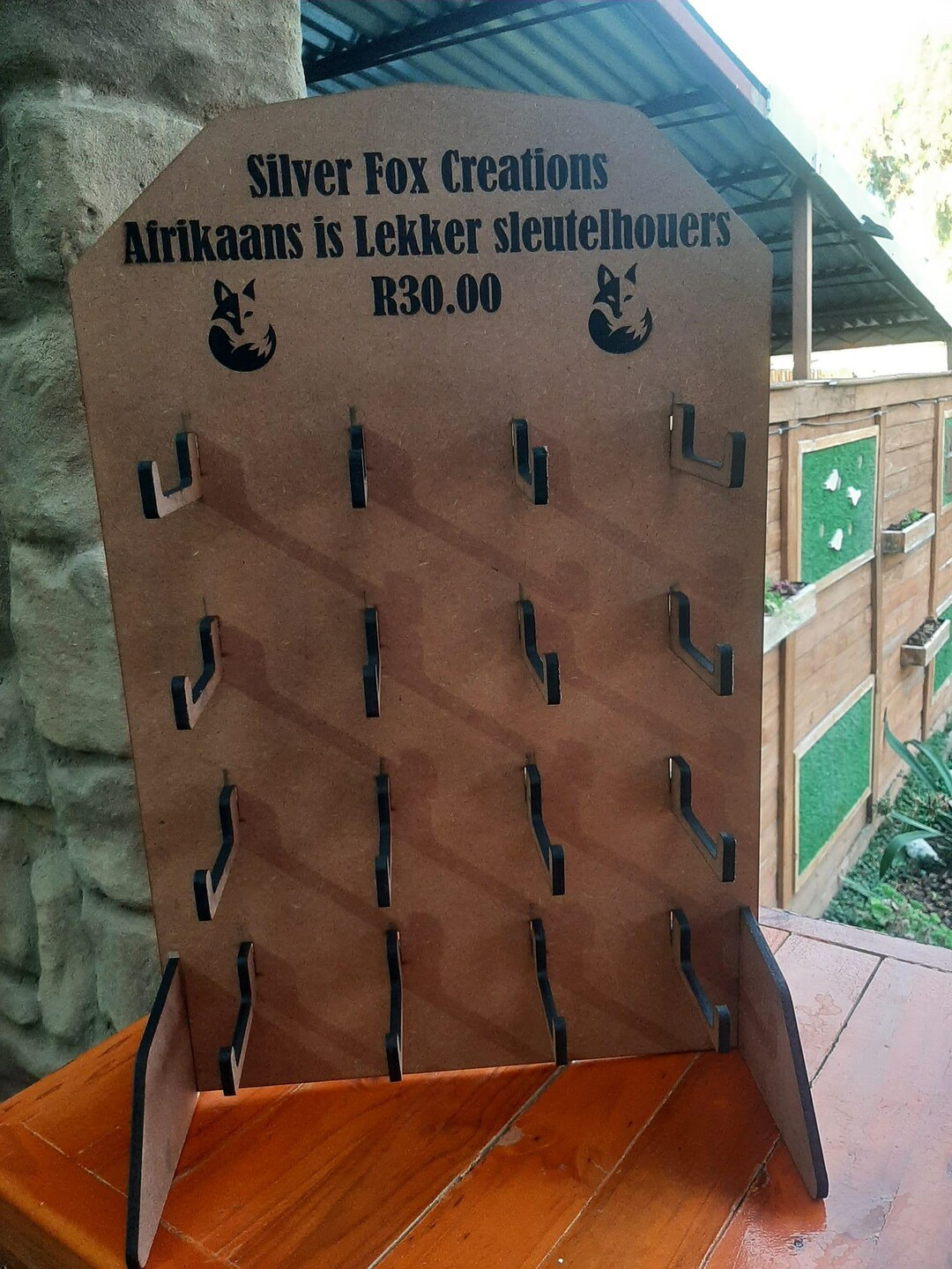 Keychain Stand LASERCUT DESIGN (dxf and Lightburn File) 2 DESIGNS - Etsy