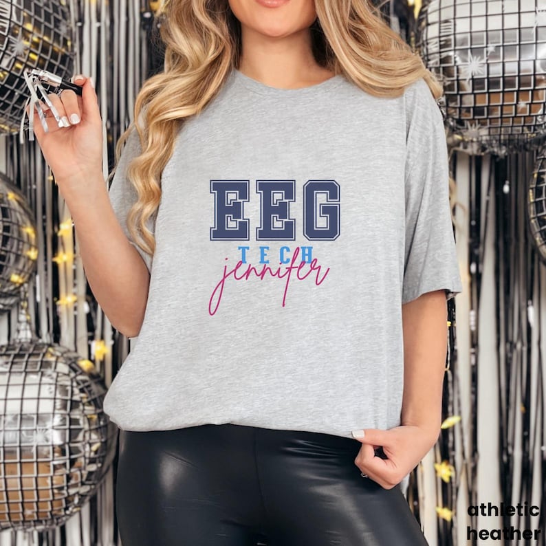 EEG Tech Shirt, Electroencephalogram Technician Tee, Neurodiagnostic ...