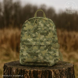 Green Digital Camo Seamless Pattern | Jungle Pixel Camouflage ...
