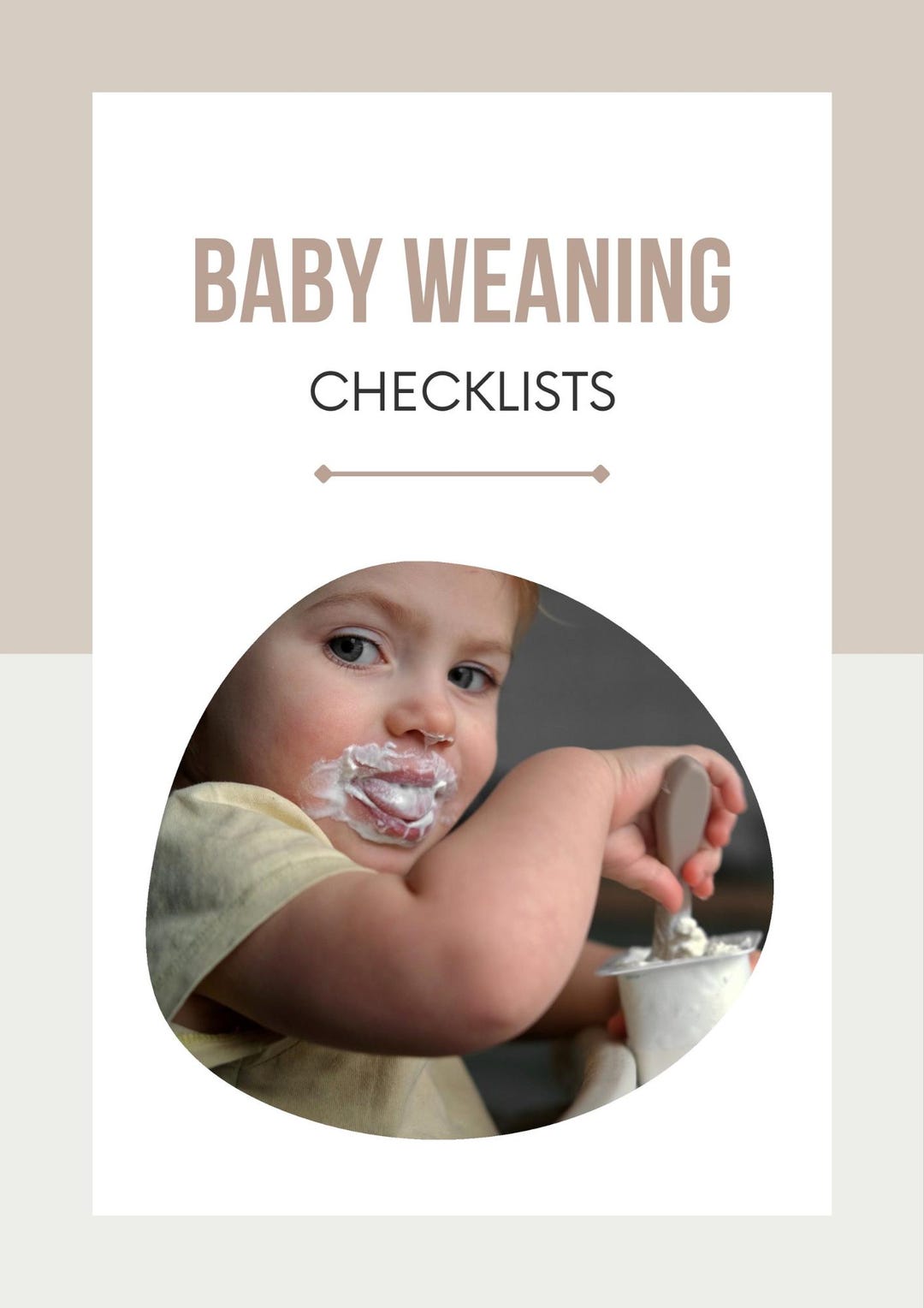 Baby Weaning Checklist First Foods Starter Guide BLW and Puree Feeding ...