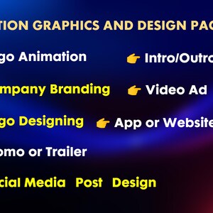 I Will Create Custom Youtube Intro and Outro or Logo Animation - Etsy