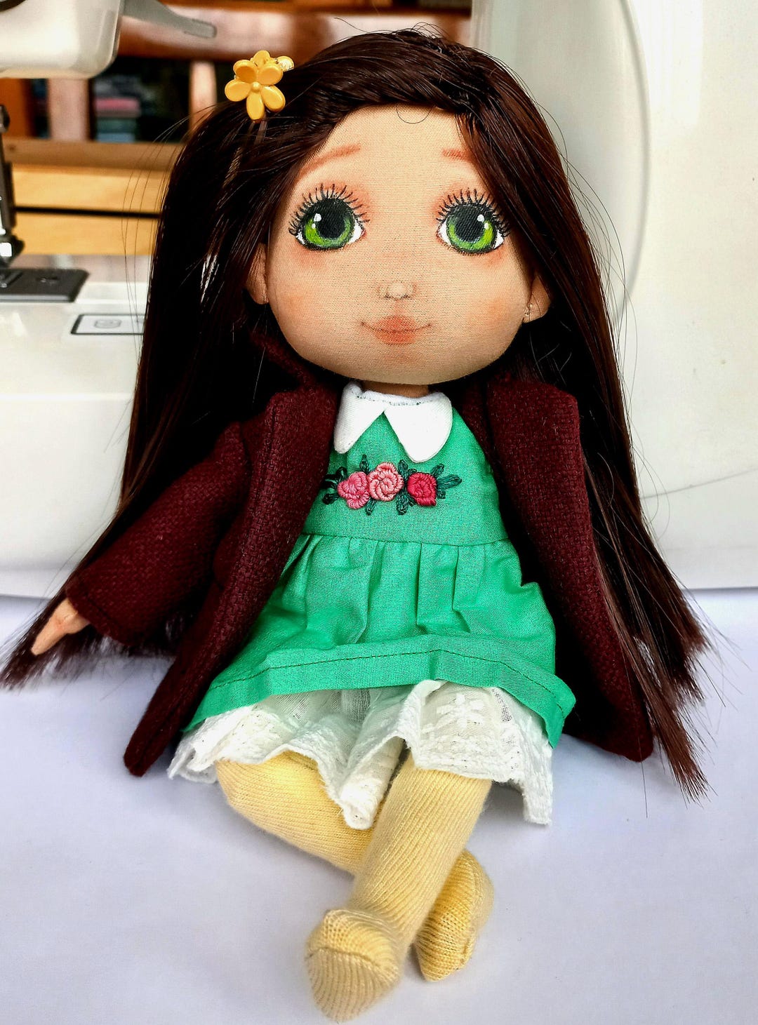 Handmade Textile Doll ,art Dolls,portrait Dolls, Prototype Dolls, Rag ...