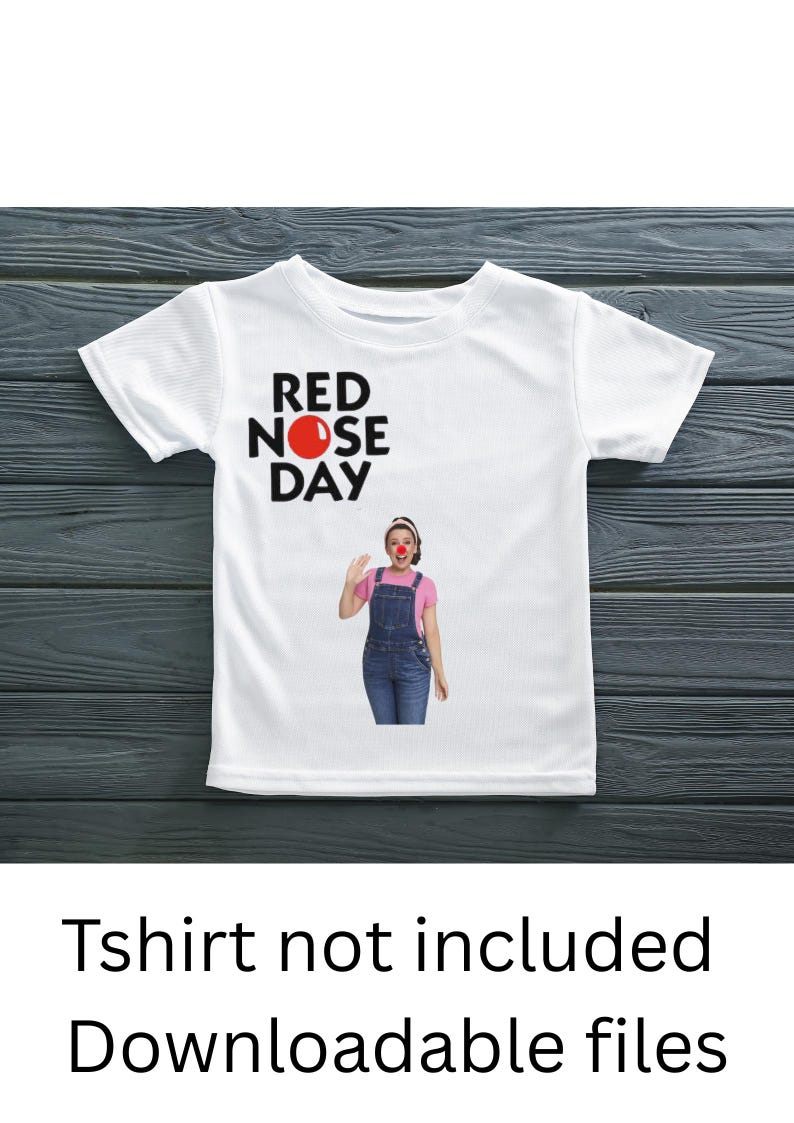 Miss Rachel for Red Nose Day - Etsy