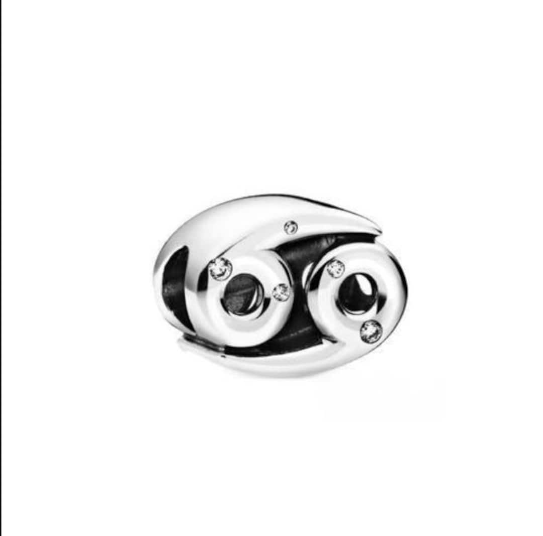 Pandora Sparkling Cancer Zodiac Star Sign Charm Sliver 925 Ale - Etsy