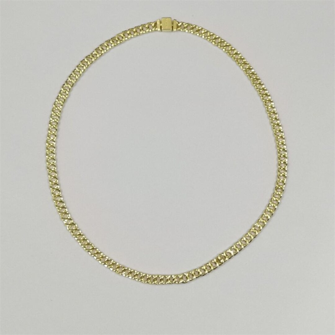 Pandora Golden Pavé Cuban Chain Necklace - Etsy