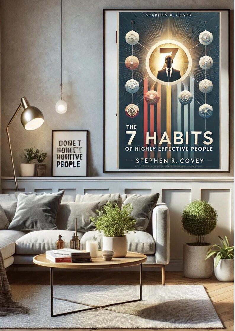 7 Habits Poster | 7 Habits Wall Art | 7 Habits of Highly Effective ...