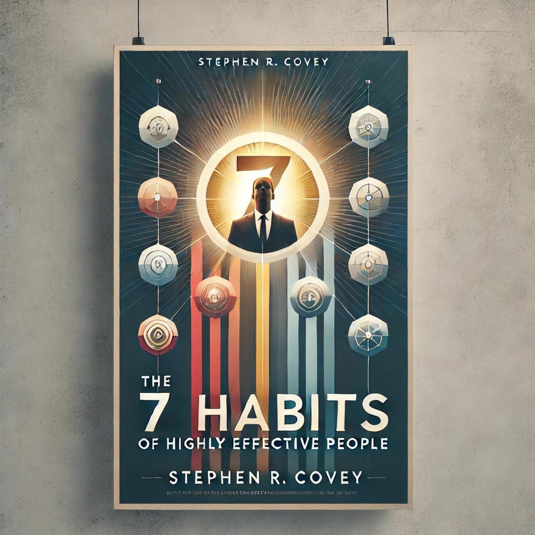 7 Habits Poster | 7 Habits Wall Art | 7 Habits of Highly Effective ...