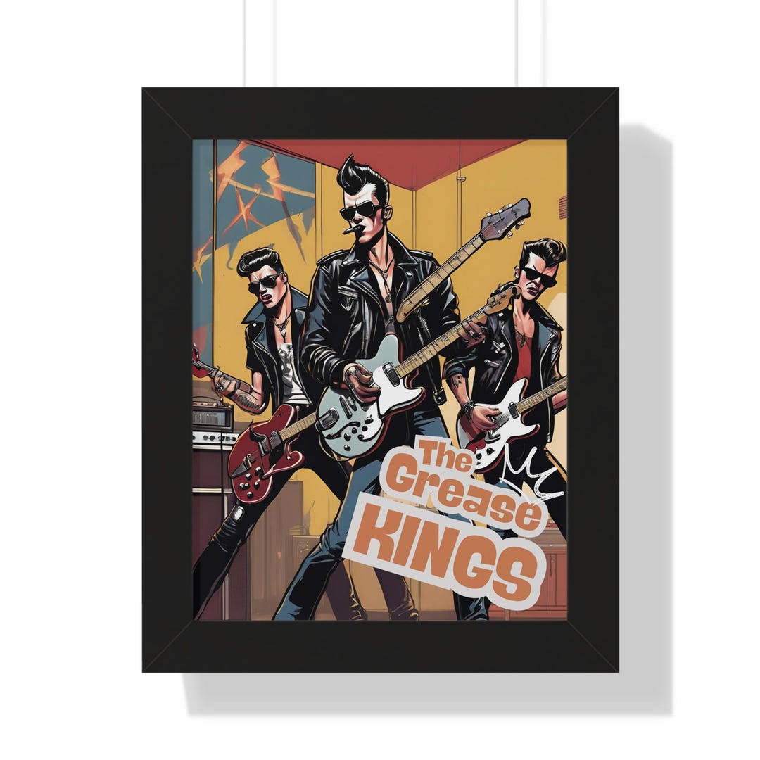 The Grease Kings 11 X 14 Framed Vertical Poster - Etsy