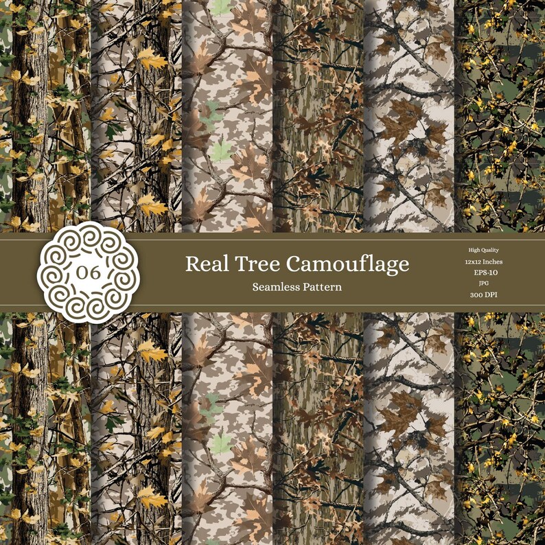 Camouflage Seamless Pattern for Hunting | Hunting Camouflage | Camo ...