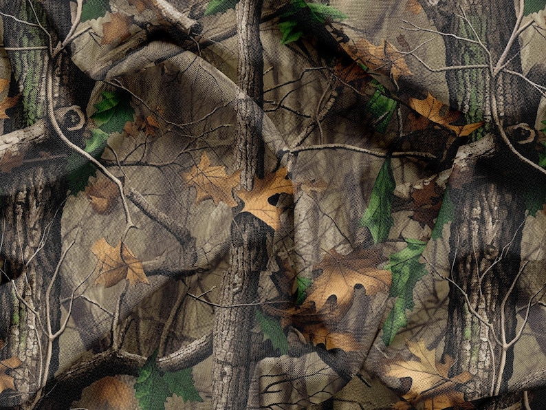Realistic Hunting Camouflage Seamless Pattern Designs | Forest ...