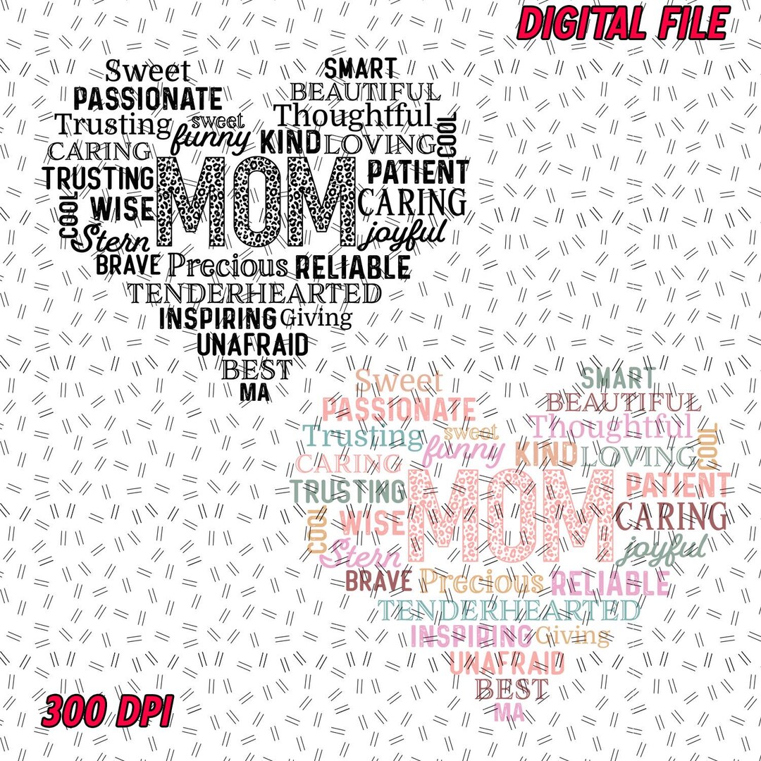 Heart Mum Word Png, Happy Mother's Day Png, Mum Life Png, Best Gifts ...