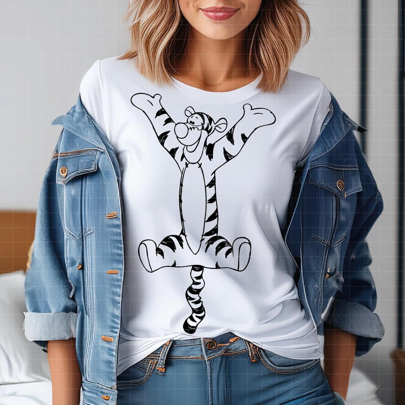 3049 - Tigger SVG, EPS, PNG - Winnie the Pooh Clipart Vector. Tigger ...