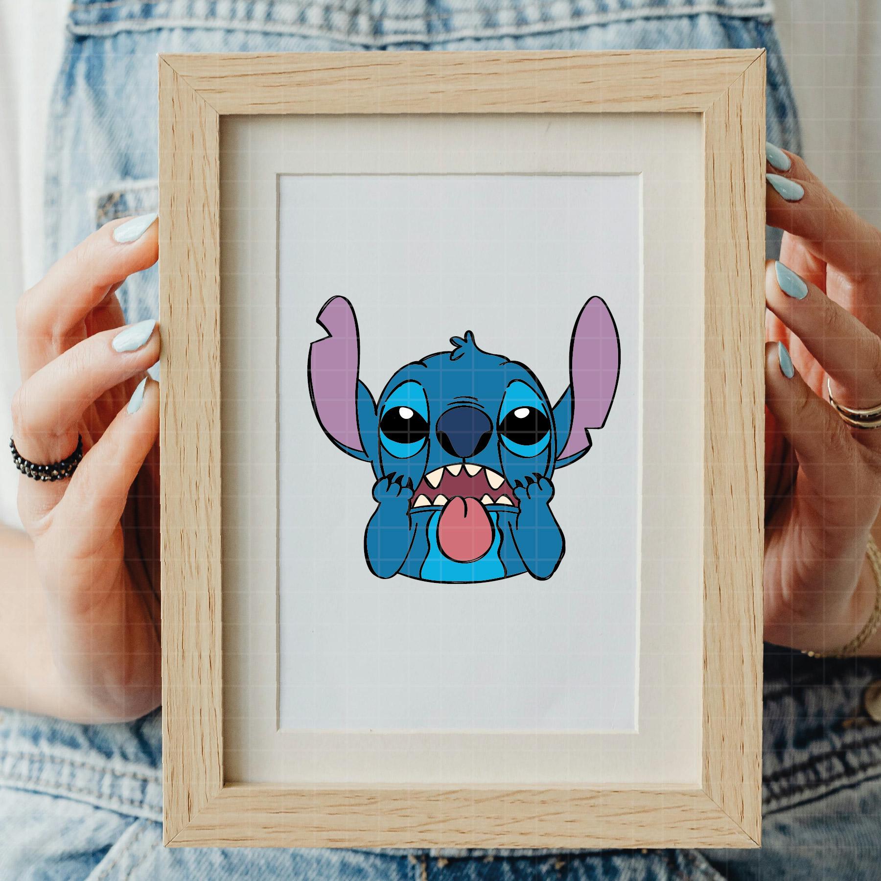 3158 - Tired Stitch SVG, EPS, PNG- Lilo Y Stitch Clipart Vector. Stitch ...