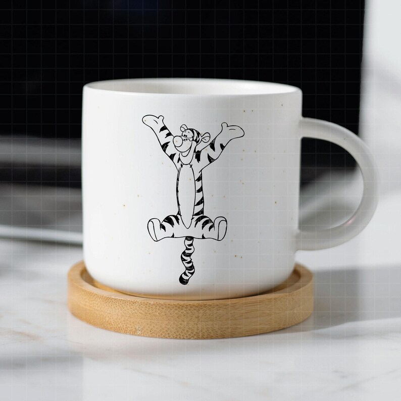 3049 - Tigger SVG, EPS, PNG - Winnie the Pooh Clipart Vector. Tigger ...