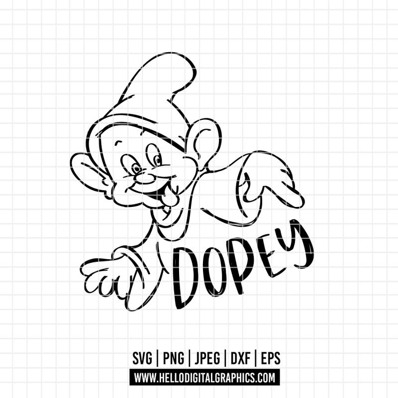 Dopey Dwarf Pattern - Etsy