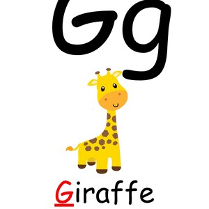 Educational Alphabet Flashcards for Kids | A-Z Printable Cards With ...