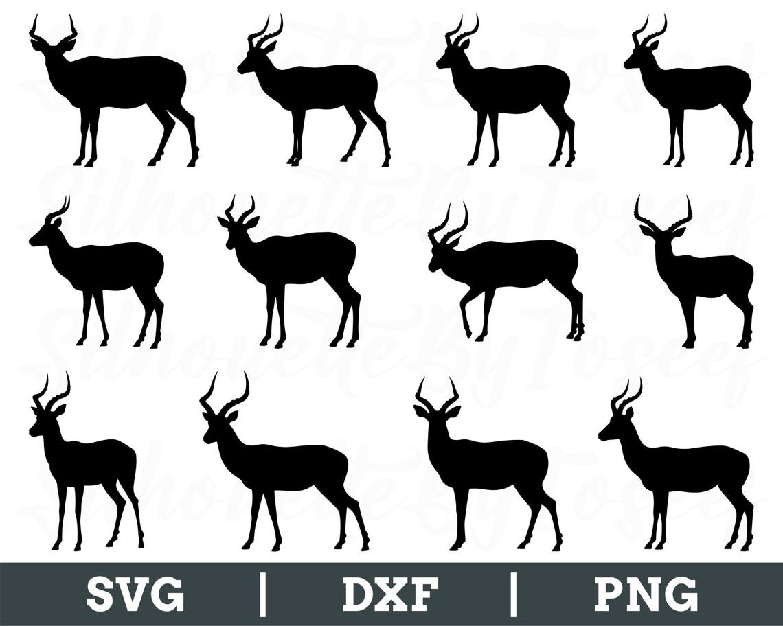 Impala Svg, Impala Cut File, Impala Vector, Impala Dxf, Png - Etsy