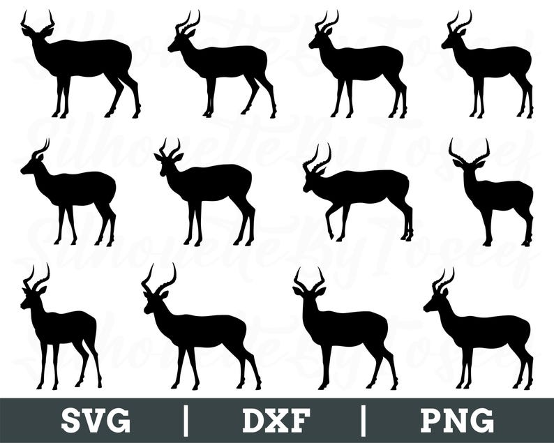 Impala Svg, Impala Cut File, Impala Vector, Impala Dxf, Png - Etsy