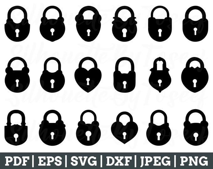 Lock and Key Clipart, Key SVG, Key Silhouette, Antique Key, Key to My ...