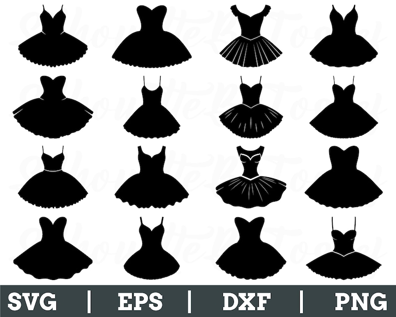 Tutu Svg, Tutu Silhouette, Tutu Cut File, Tutu Vector, Dxf, Png - Etsy