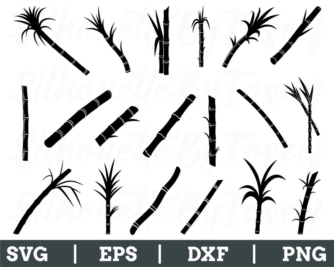 Sugarcane Svg, Sugarcane Vector, Sugarcane Dxf, Png - Etsy