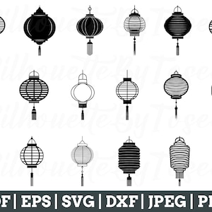 Chinese Lantern Svg, Chinese Lantern Cut File, Lantern Vector, Lantern ...