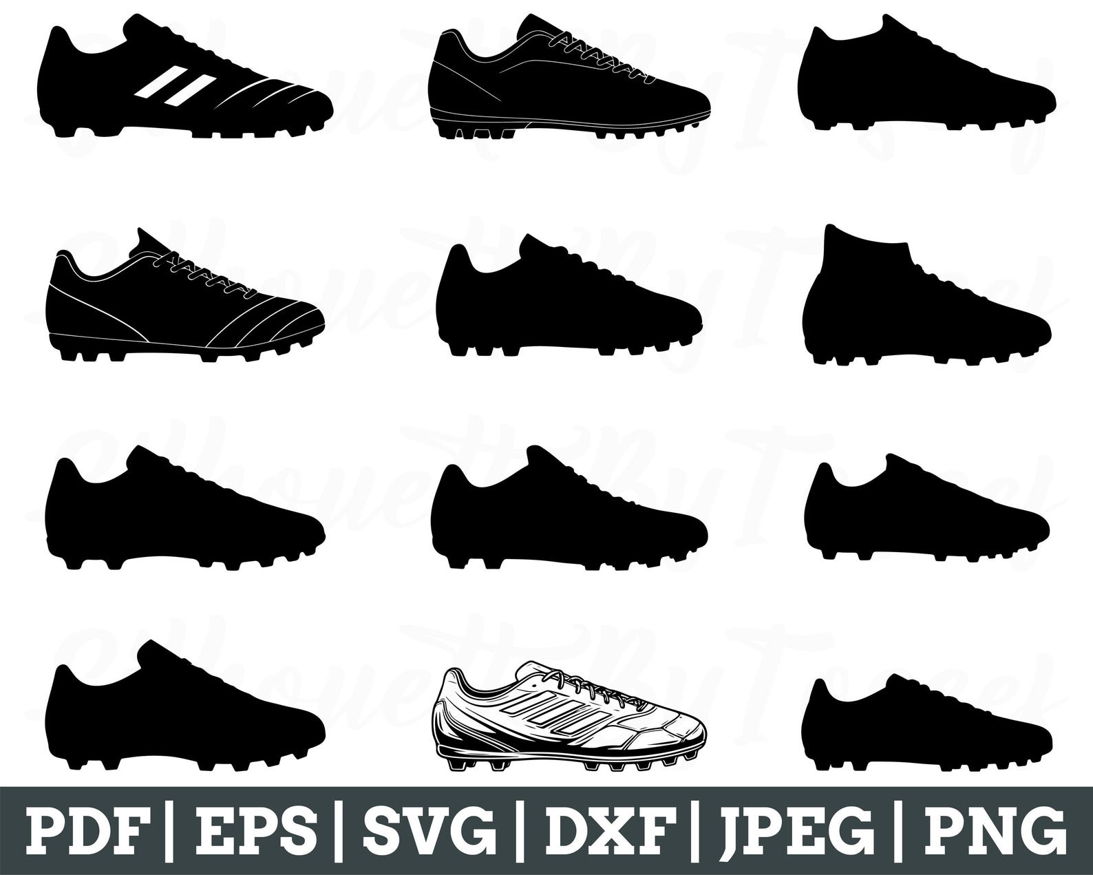 Soccer Shoes Svg, Soccer Shoes Silhouette, Sports Shoes Vector, Jpeg ...