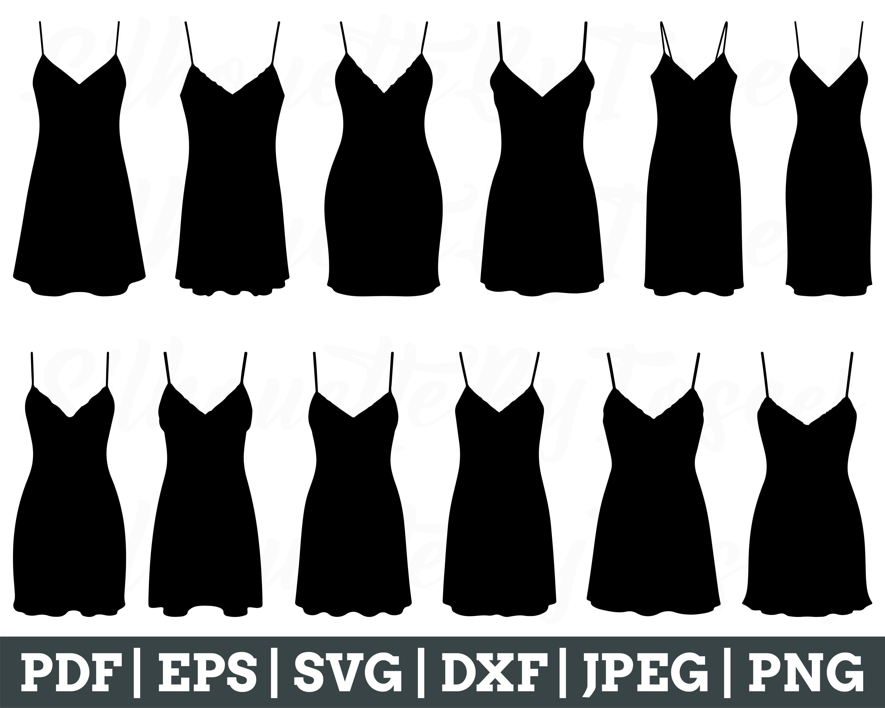 Woman Slip Svg, Slips Silhouette, Slip Vector, Slip Cut File, Jpeg, Png ...