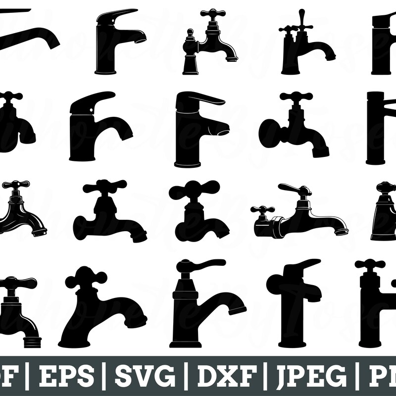 Faucet Svg - Etsy