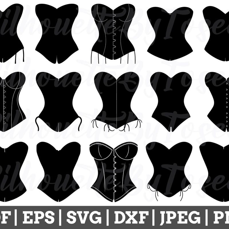 Corset Svg - Etsy