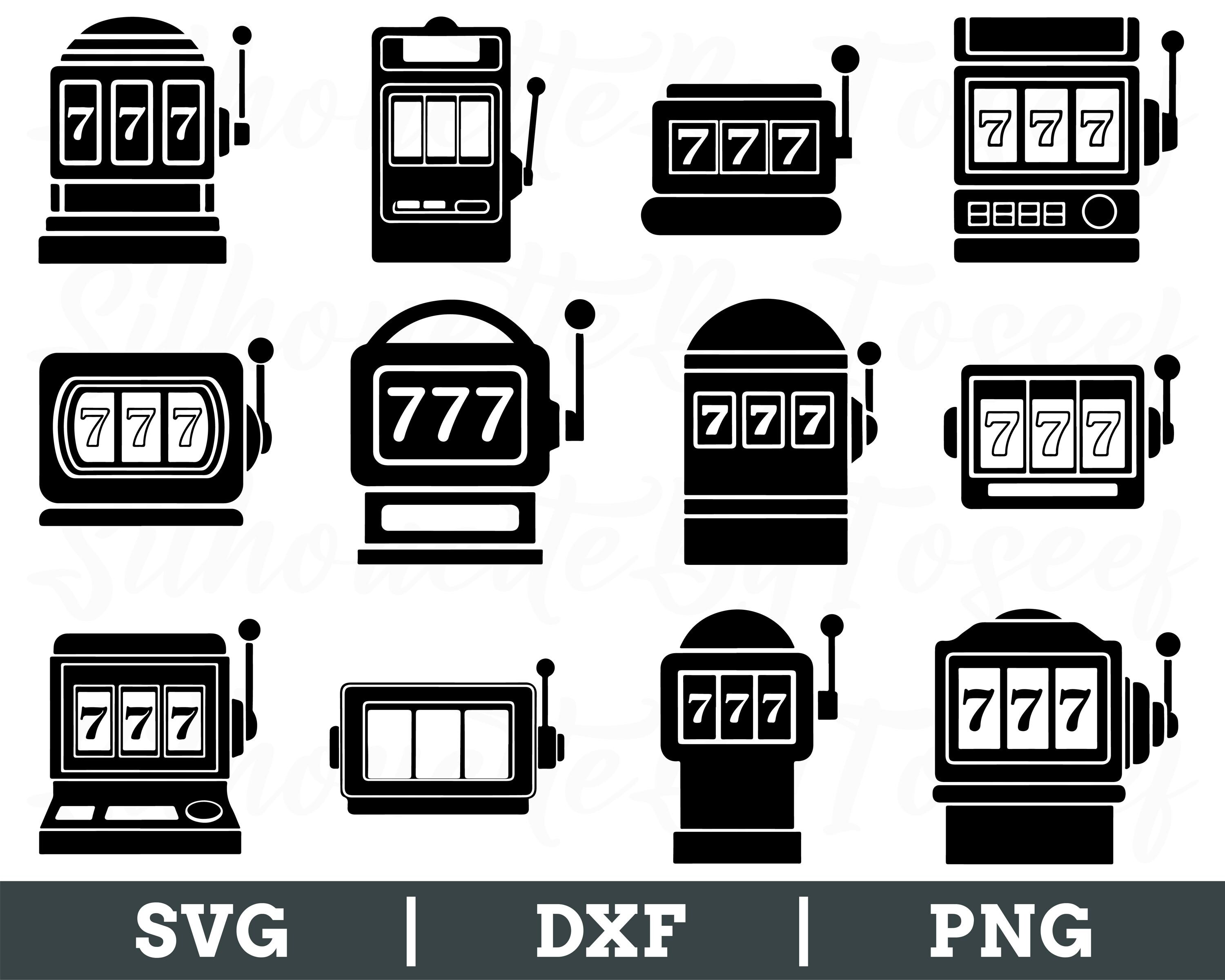 Slot Machine Svg, Slot Machine Cut File, Slot Machine Vector, Slot ...