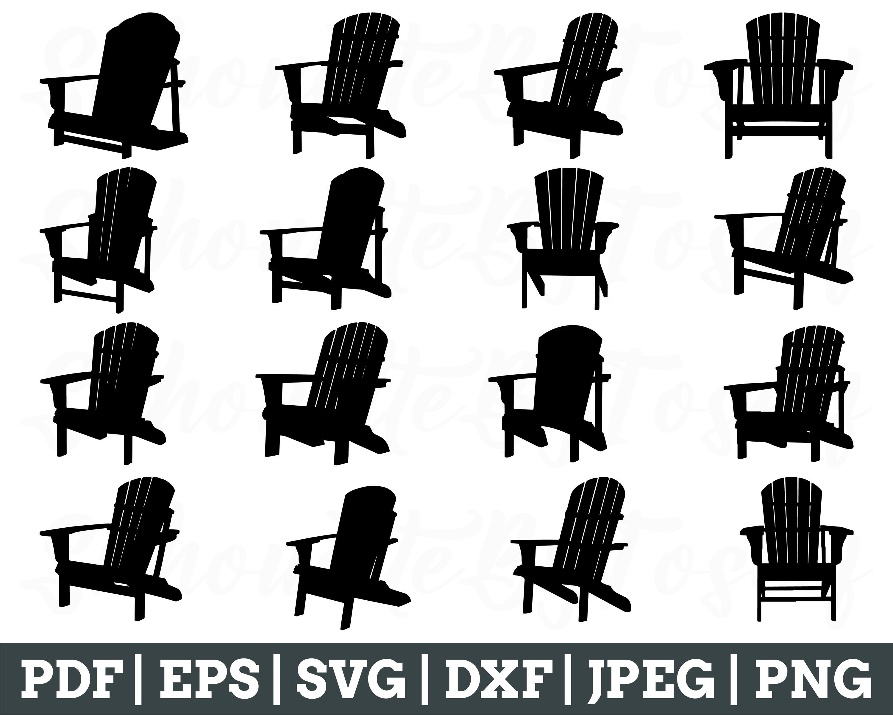 Adirondack Chair Svg, Adirondack Chair Cut File, Adirondack Chair ...