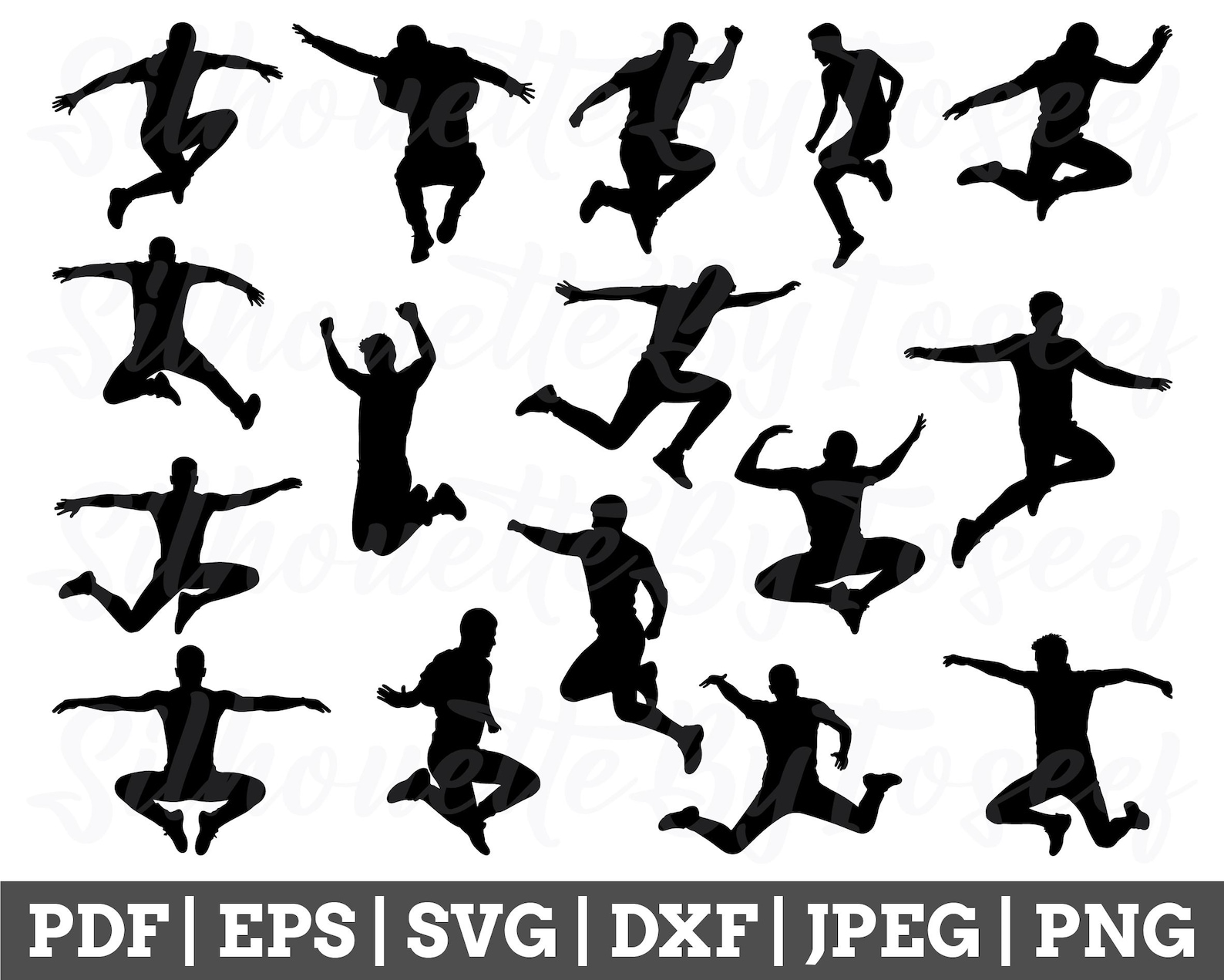 Jumping Man Svg, Jumping Man Cut File, Jumping Man Cricut, Jumping ...