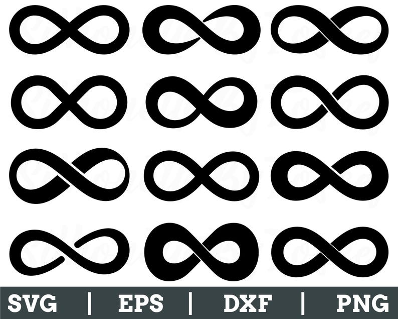 Infinity Symbol Svg, Infinity Symbol Silhouette, Infinity Symbol Vector ...