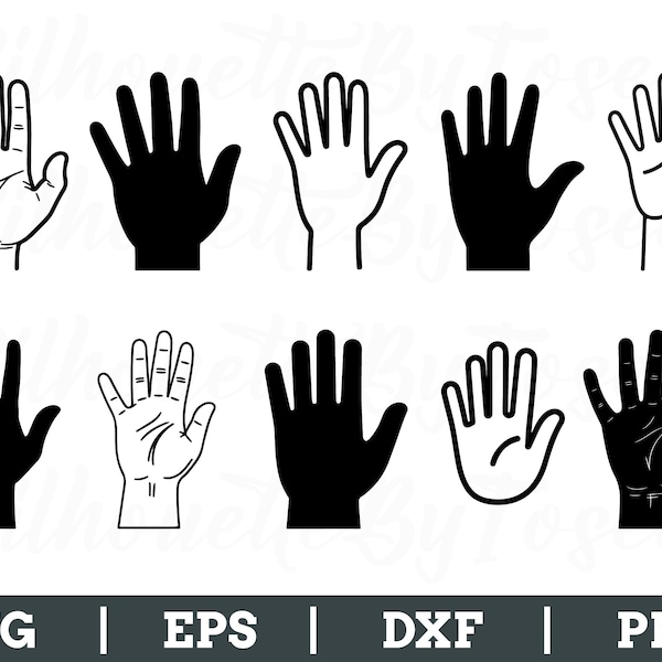 67 Hands Svg - Etsy
