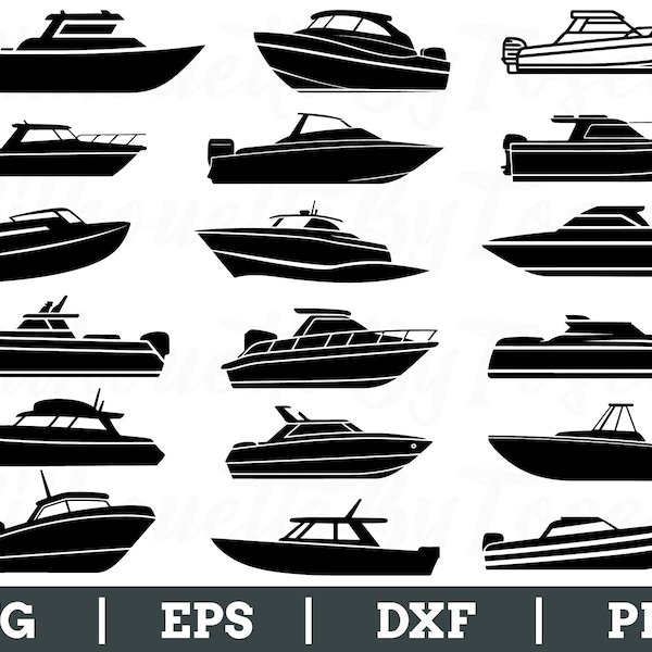 Boat Svg - Etsy