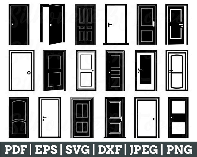 Door SVG. Door Png. Room Svg. Door Clipart. Door Cut File. Door Clip ...