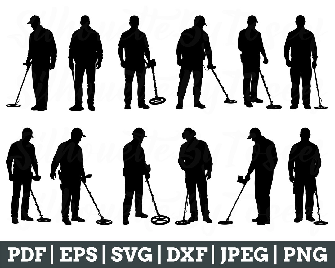 Metal Detector Svg, Metal Detector Cut File, Metal Detector Vector ...