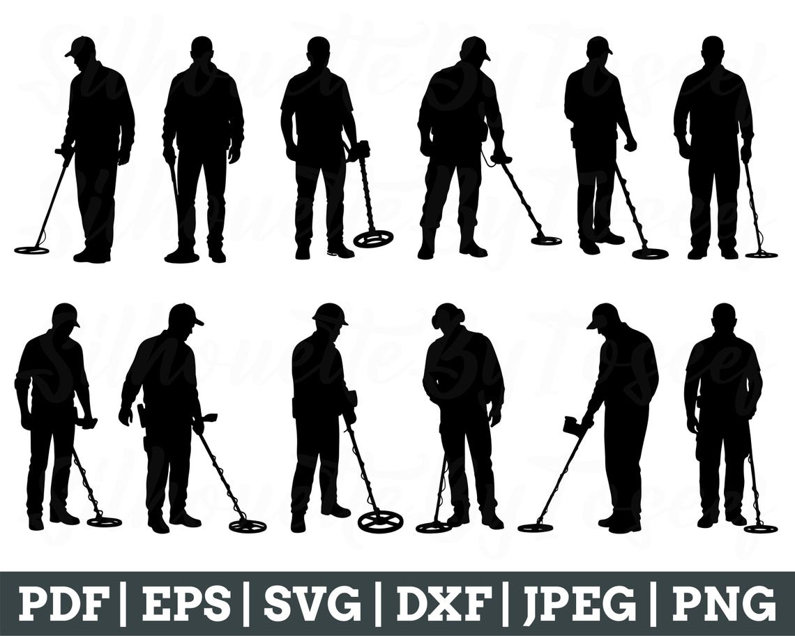 Metal Detector Svg, Metal Detector Cut File, Metal Detector Vector ...
